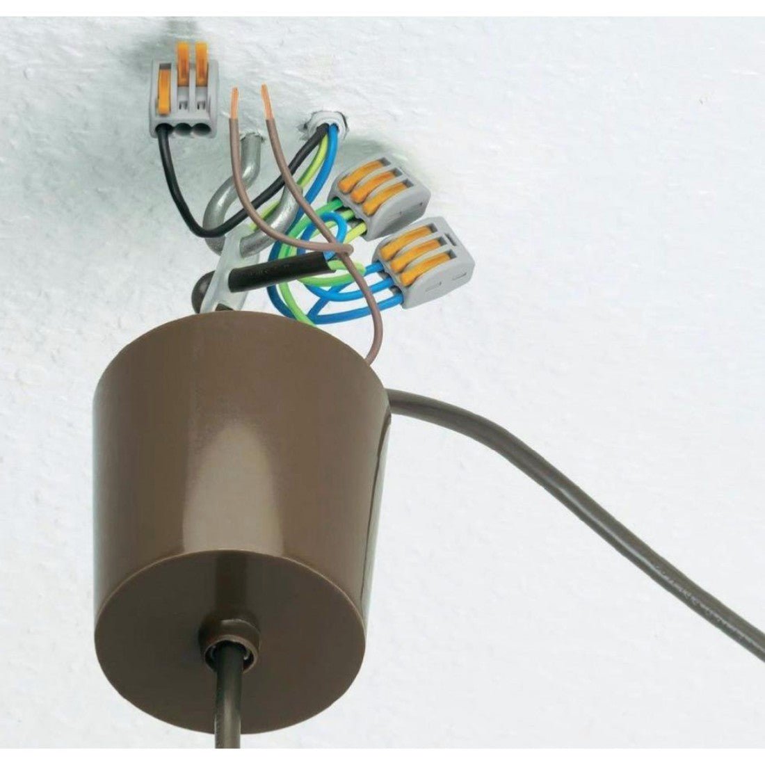 Borne de raccordement à levier 3 entrées avec serre câble – Silumen